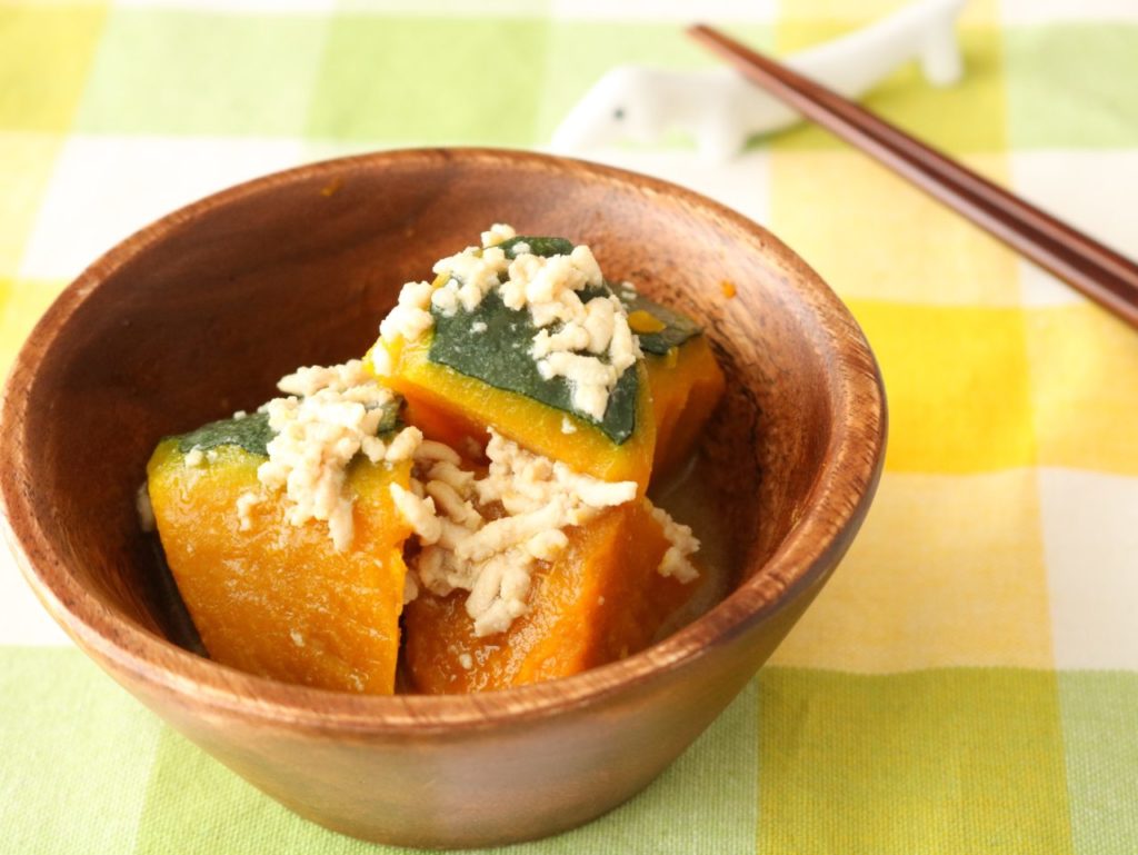 かぼちゃの鶏そぼろあん ｜ RIPPY